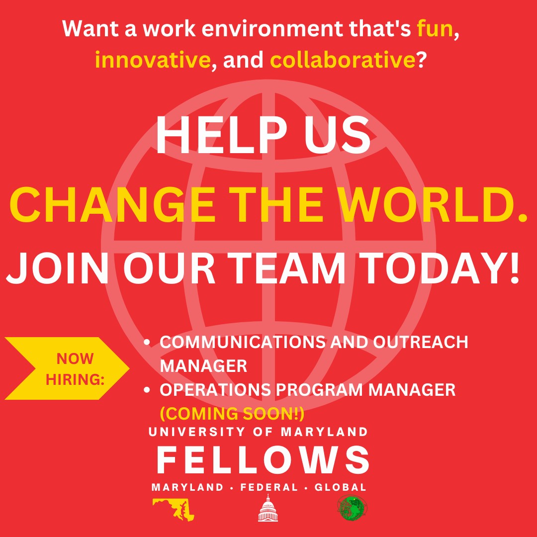 Federal Fellows University of Maryland